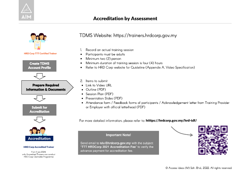 Panduan Akreditasi Trainer - Access Ideas